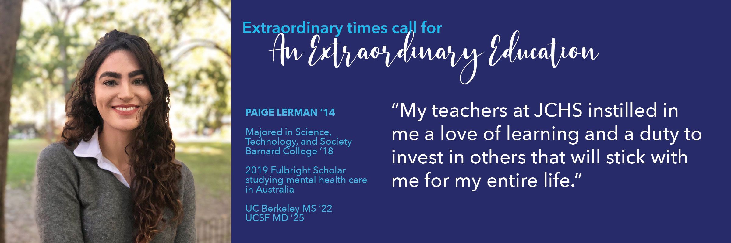 Get to Know JCHS bm | JCHS-The Jewish Community High School of the Bay