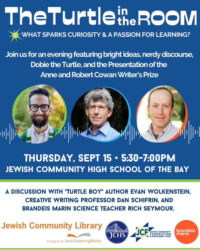 REGISTER NOW: The Turtle in the Room | JCHS-The Jewish Community High ...